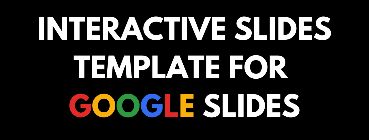 Interactive Notebook Template for Google Slides