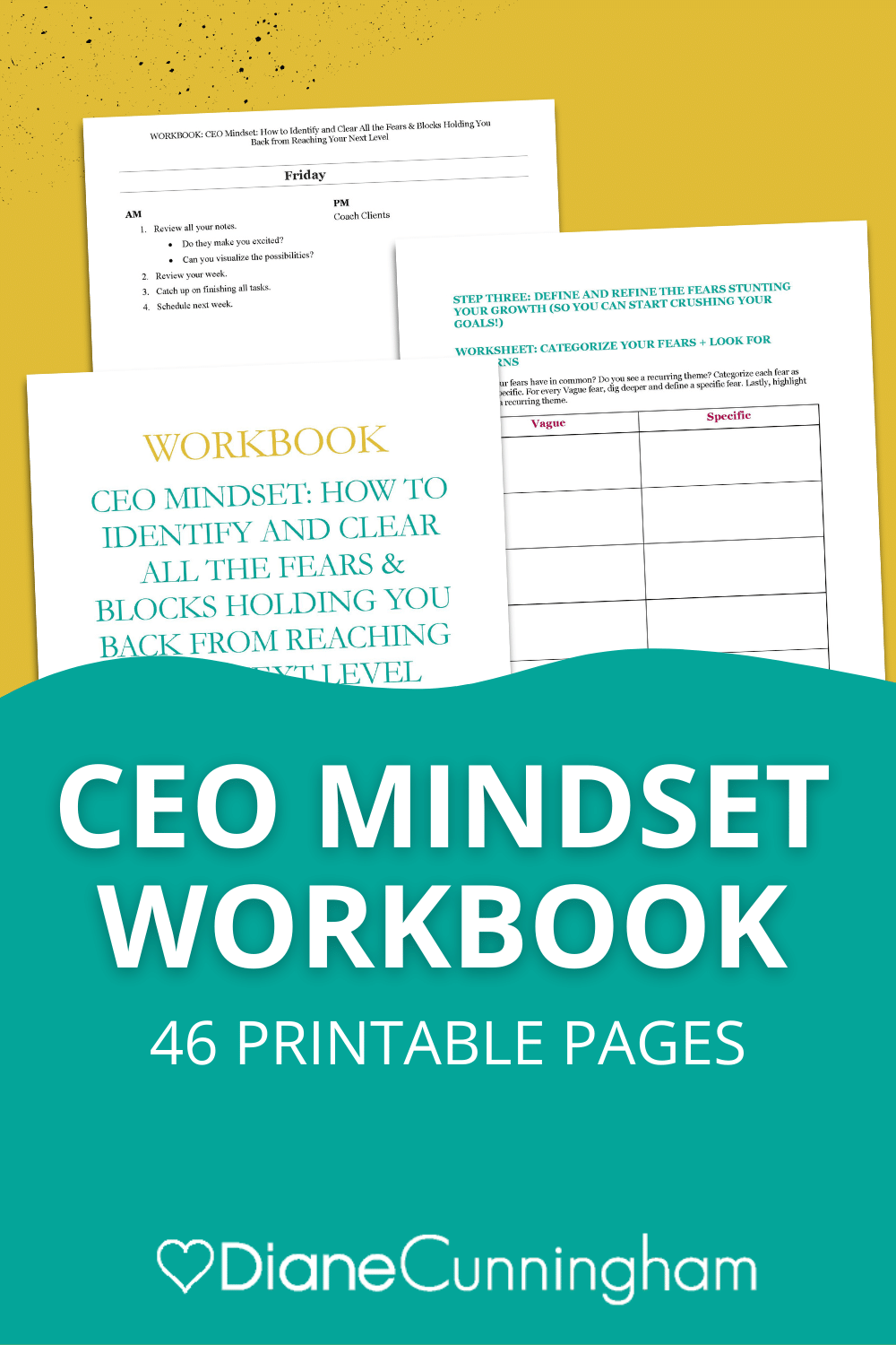 CEO Mindset Workbook ($47)