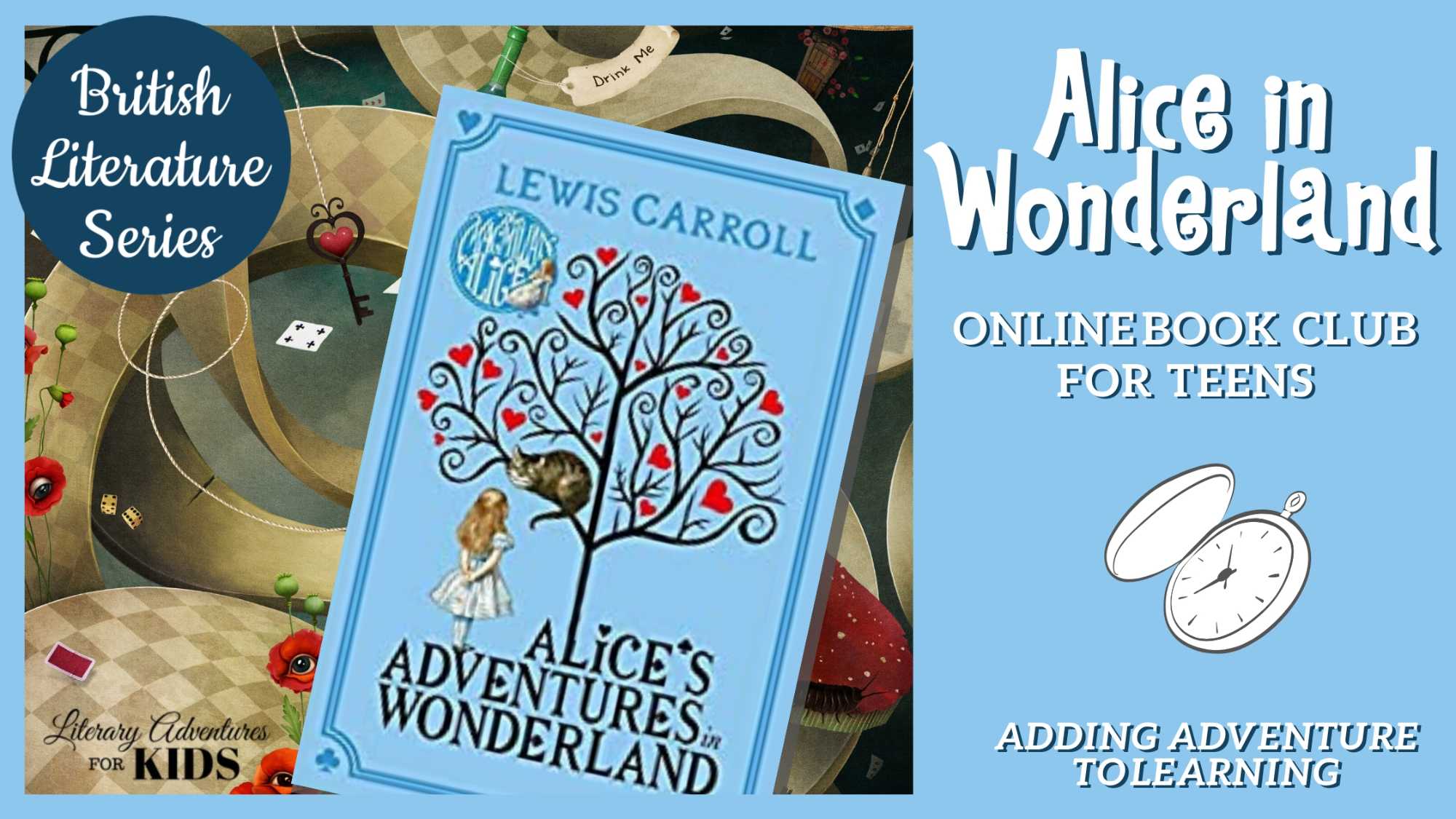 Alice in Wonderland Online Book Club for Teens ~ British Classic ...