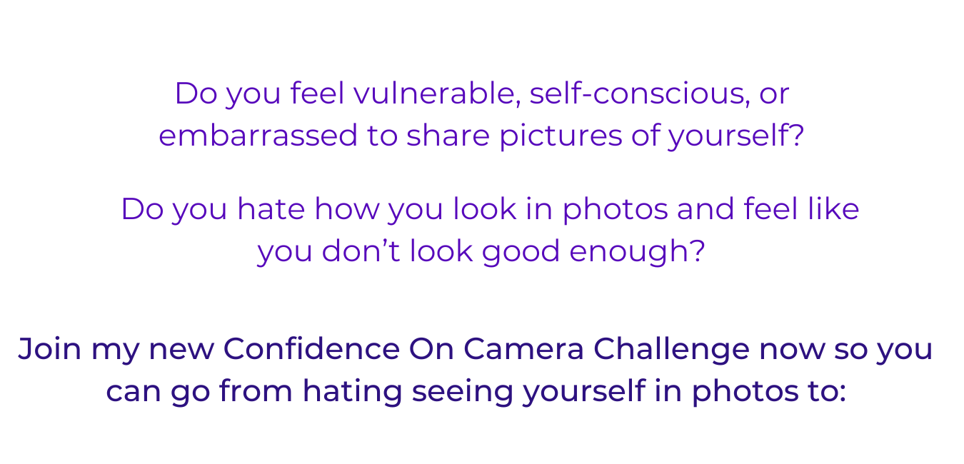 Five Steps To Confidence On Camera Challenge