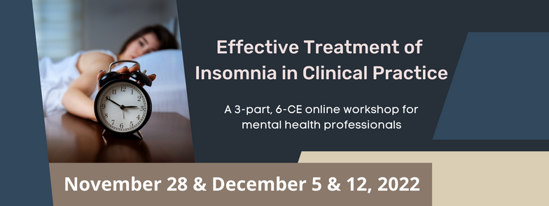 Effective Treatment of Insomnia in Clinical Practice