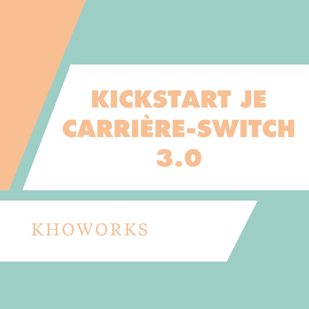 [programma] Kickstart je carrière-switch 3.0