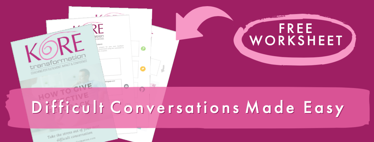 Difficult Conversations Made Easy