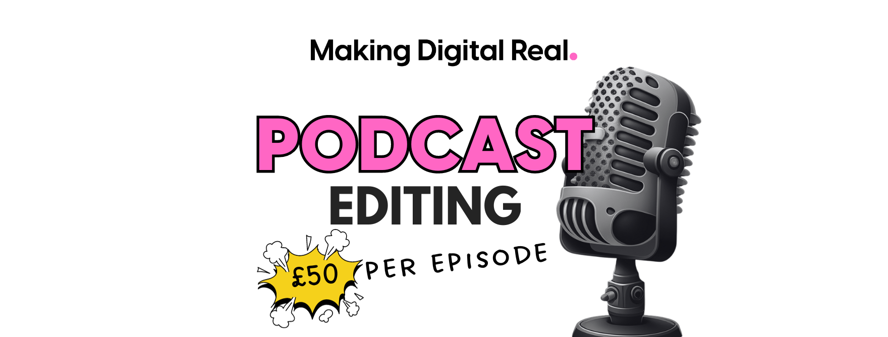 Podcast Editing - From £50 Per Episode