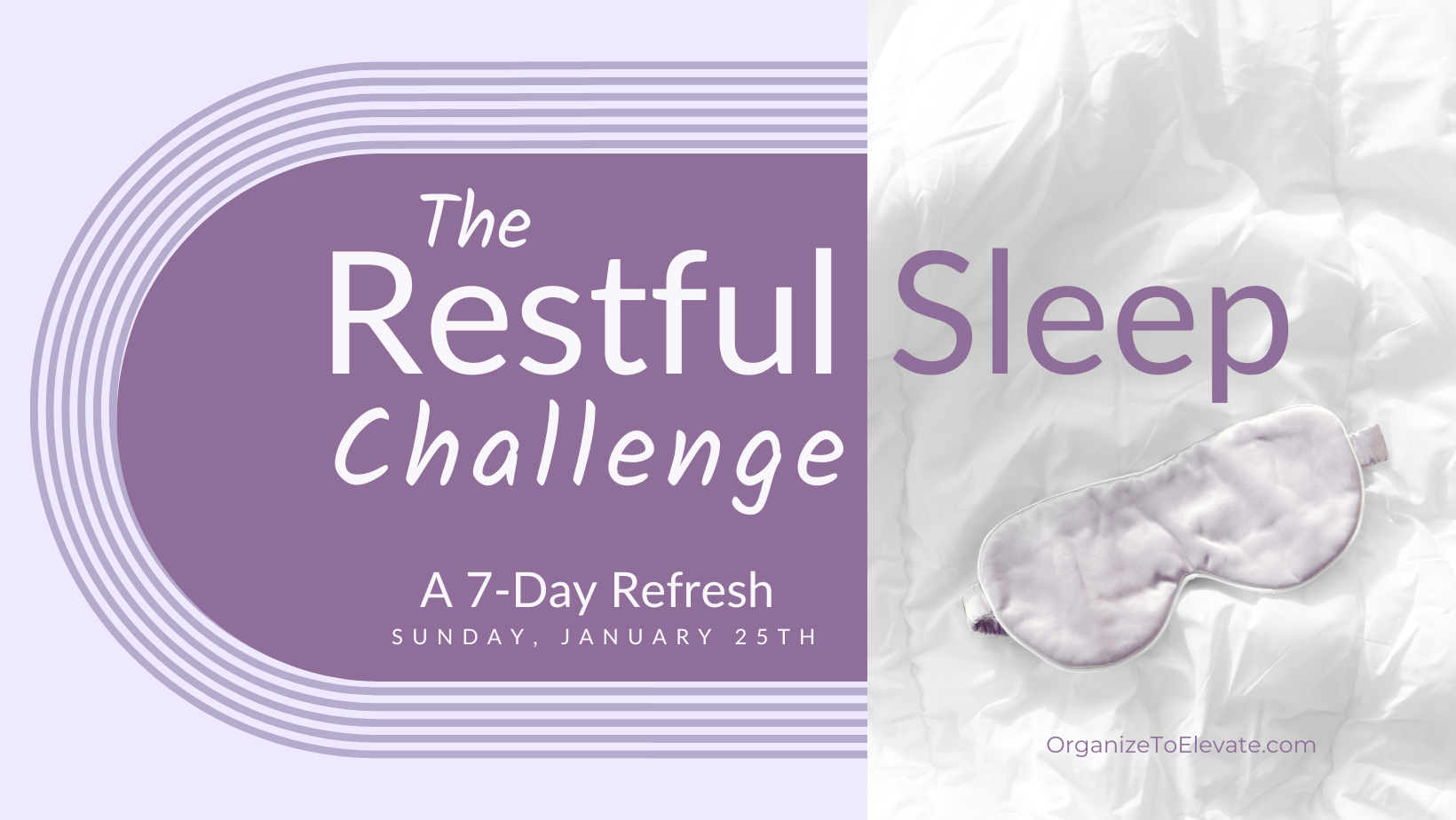 The Restful Sleep Challenge: 7 Days to Reclaim Peace and Rejuvenation