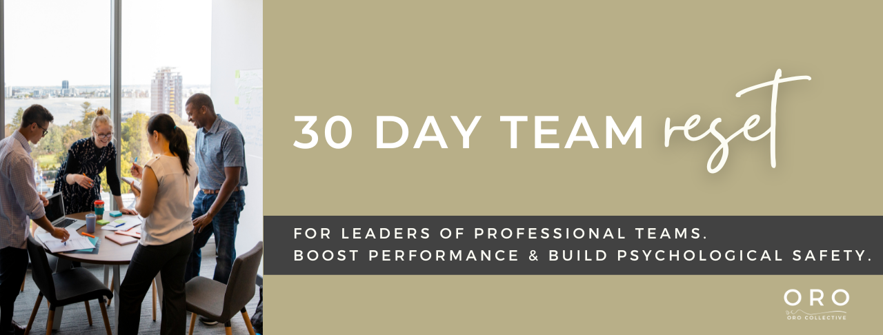 The 30 Day Team Reset