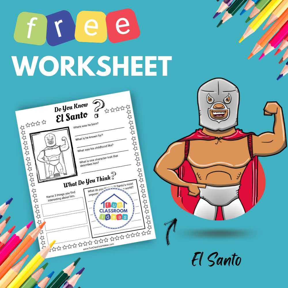 El Santo ️ Worksheet