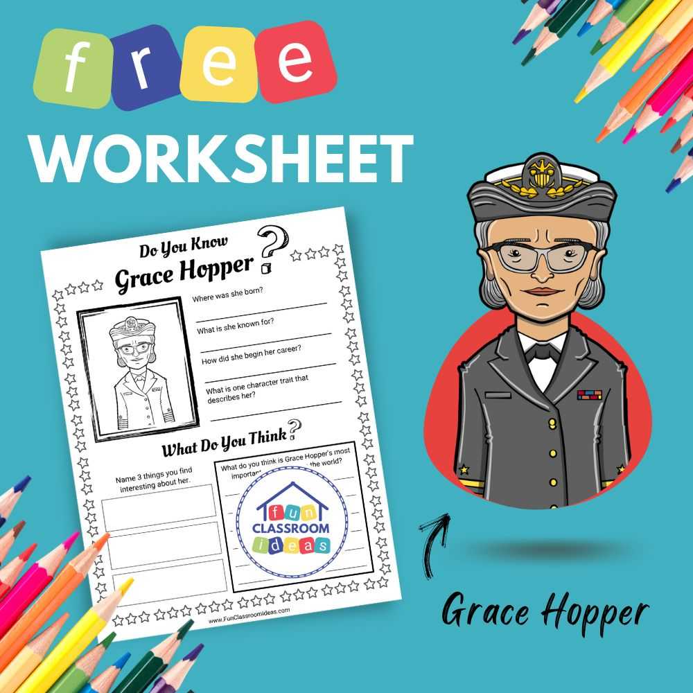 Grace Hopper ️ Worksheet