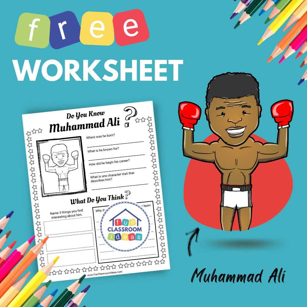 Muhammad Ali ️ Worksheet