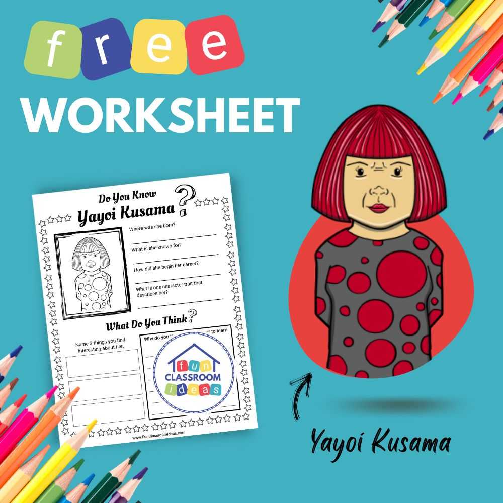 Yayoi Kusama ️ Worksheet