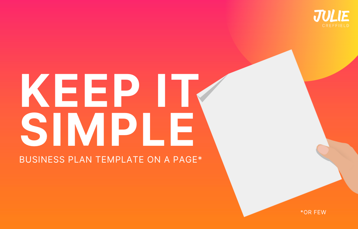 Keep it Simple, Business Plan Template