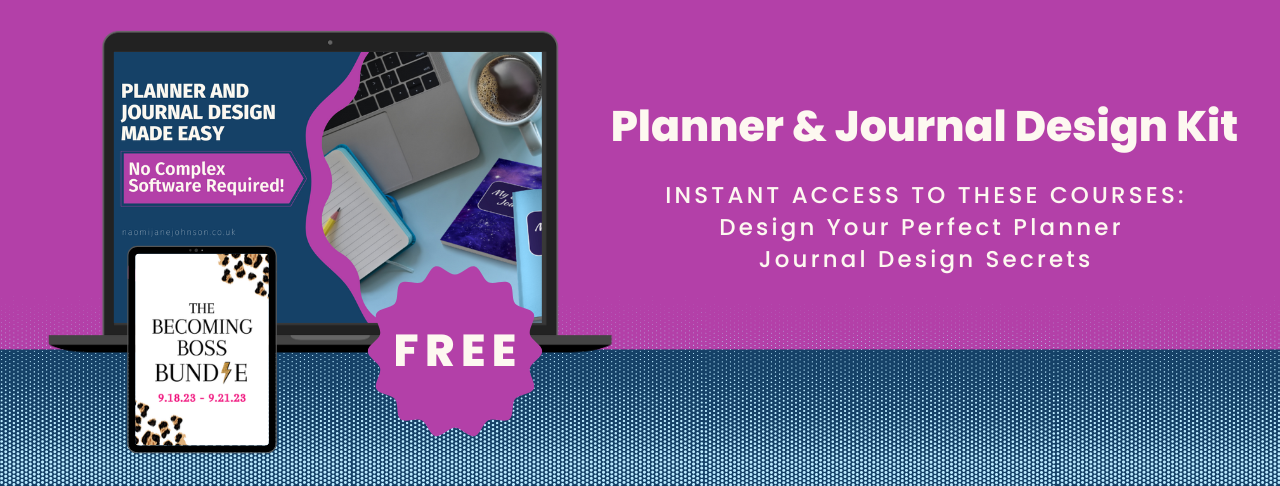 The Planner and Journal Design Kit (Becoming Boss Bundle)