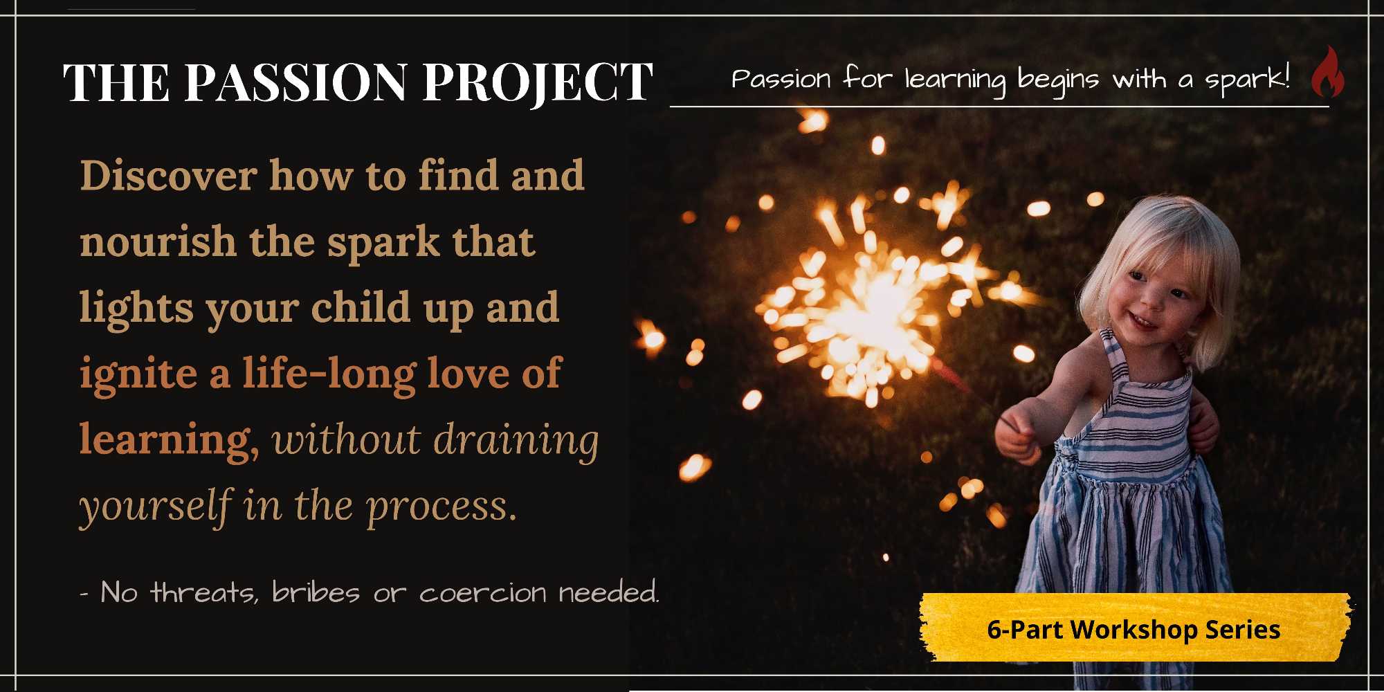 The Passion Project - 6 Part Workshop Series